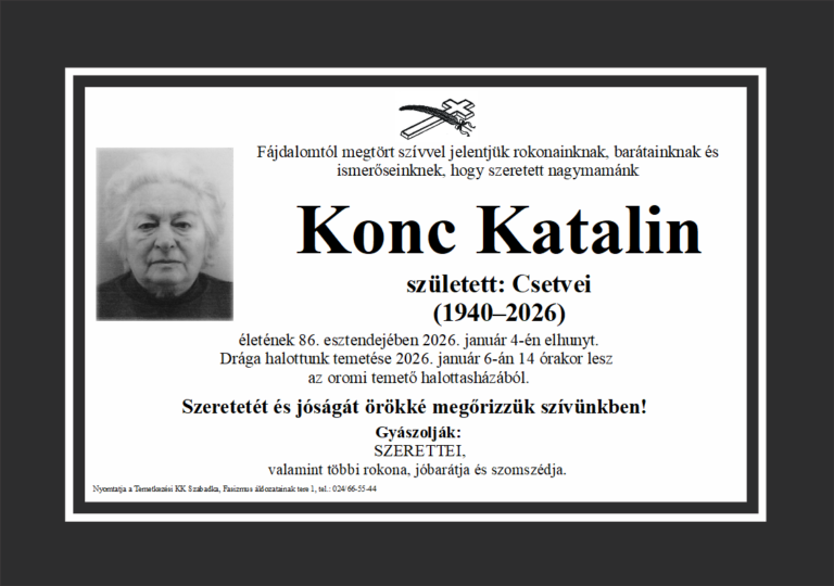 Posmrtnice – JKP Pogrebno Subotica