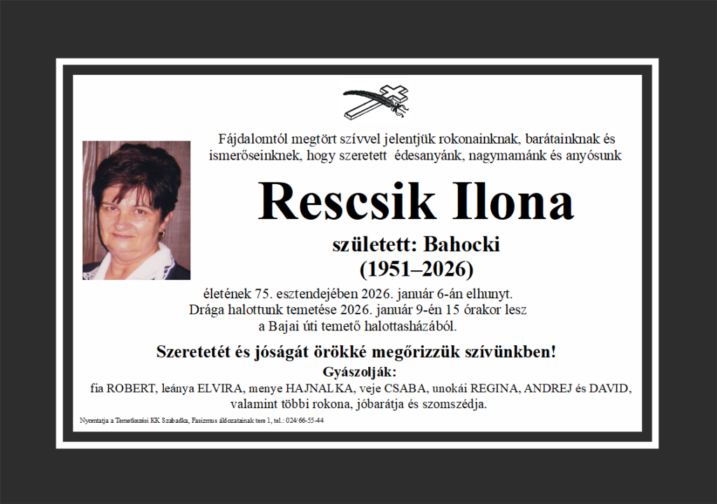 Posmrtnice – JKP Pogrebno Subotica